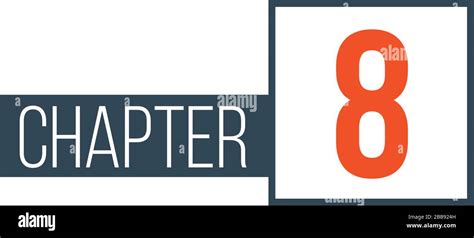 Chapter 8 Design Template Can Be Used For Books Design Or Tabs Stock
