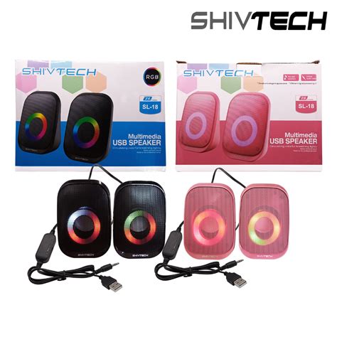 Shivtech Sl 18 Multimedia Usb Speaker Stereo Surround Sound Shopee