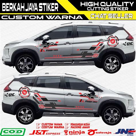 Jual Stiker Sticker Striping Mobil Mitsubishi Xpander Expander Cross Rally Limited Sticker