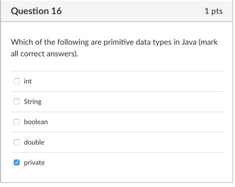 Solved Question 1 1 Pts Which Of The Following Statements