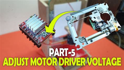 How To Adjust Potentiometer Of Motor Driver A4988 Youtube