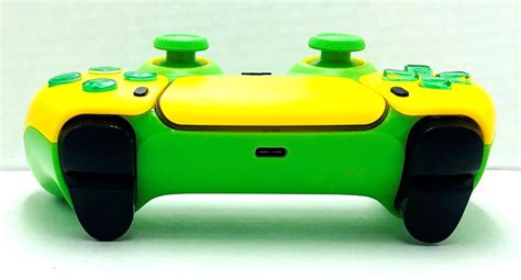 Custom Sony Wireless Controller Playstation 5 Ps5 Solid Yellow Neon
