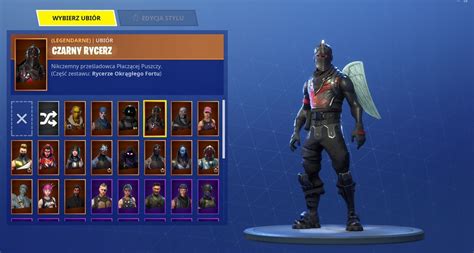 Fortnite Konto Skiny Czarny Rycerz Ratowanie Świat 7485386850