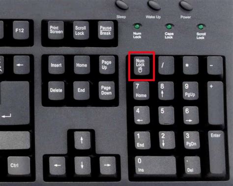 Где находится кнопка Num Lock Знай все