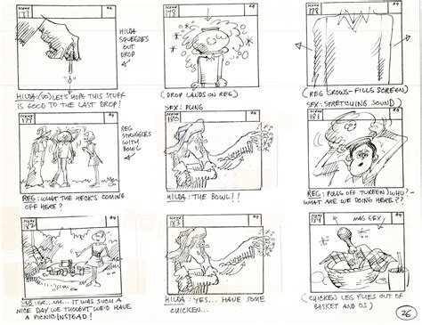 Sabrina The Teenage Witch 1970 Production Animation Storyboard Page Fi