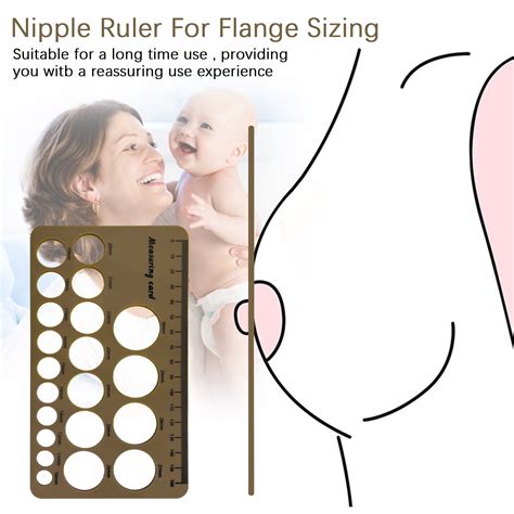 Yifudd Nipple Ruler For Flange Sizing Measurement Tool Silicone