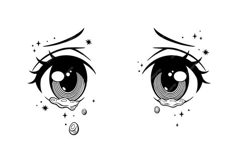 How To Draw Girl Anime Eyes Crying
