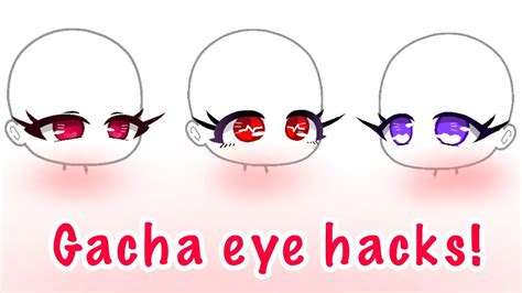 Gacha Club Eye Hacks 200 Subs Special ️ Youtube