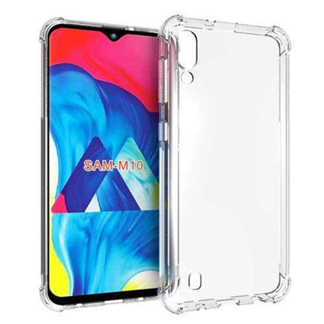 Capinha Silicone Transparente Antichoque Samsung Galaxy M10 Hrebros