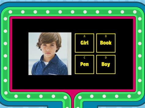 Prepare Classroom Objects Quiz Gameshow Quiz