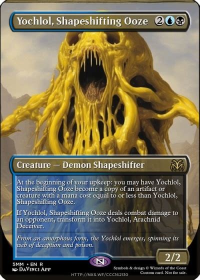 Mtgnexus Yochlol Shapeshifting Ooze Yochlol Arachnid Deceiver