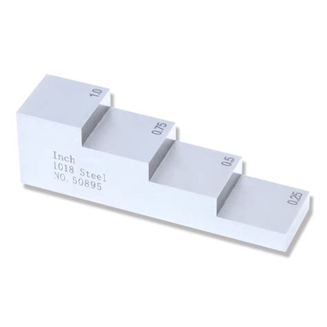 Ultrasonic Tester Gauge Calibration Block 4 Step Thickness Linearity