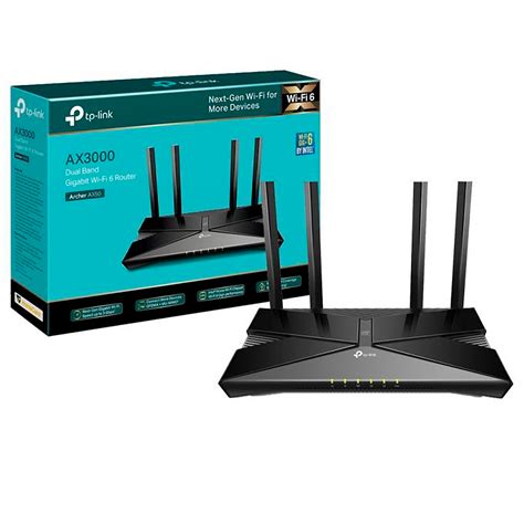 Router Tp Link Ax3000 Dual Band Archer Ax50 Gigabit Wi Fi 6
