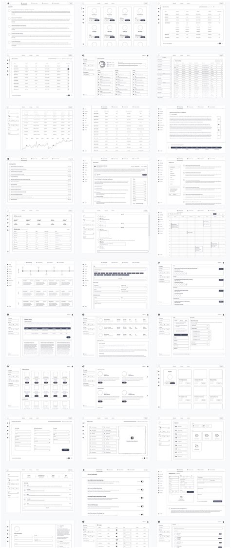 The Ultimate Dashboard UX Wireframes Behance