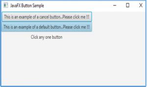 Javafx Button Constructors And Methods Of Javafx Button