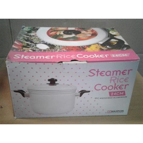 Jual Maspion Steamer Kukusan Panci Pancaguna Tutup Kaca Cm Indonesia Shopee Indonesia