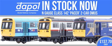 🚞 Dapol N Gauge Class 142 Pacer Dmus In Stock Now Rails