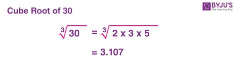 Cube Root Of 30 How To Find The Cube Root Of 30