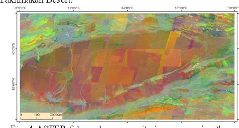 Figure 4 From Geological Mapping Using Multispectral Remote Sensing Data In The Western China