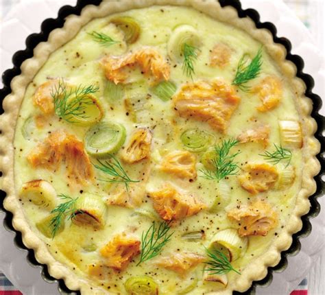 Smoked Salmon And Leek Tart Misfit Garden Recipes