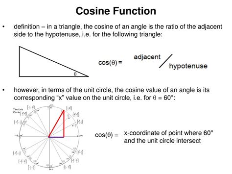 Ppt Trigonometric Functions And The Unit Circle Powerpoint