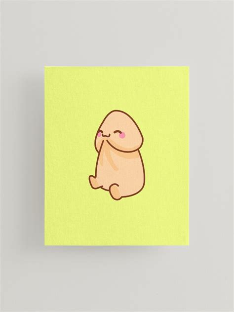 Cute Penis Cute Dick Lgbt Pride Mounted Print For Sale By