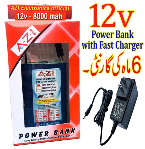 Wifi Router Power Bank 12v Volts Ups Technology 8000 Mah 3 To 4
