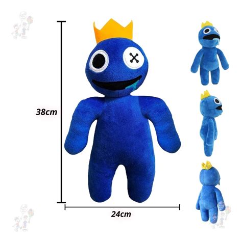 Boneco Blue Bab O Rainbow Friends Jogo Roblox Pel Cia Mercadolivre
