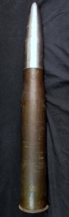 1943 90mm Anti Tank Shell And Casing 36 Hi Brass And Steel