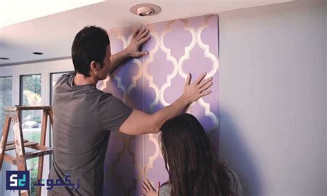 نصب صحیح کاغذ دیواری کاغذ دیواری زیگموند