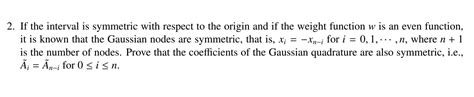 If The Interval Is Symmetric With Respect To The Chegg Com
