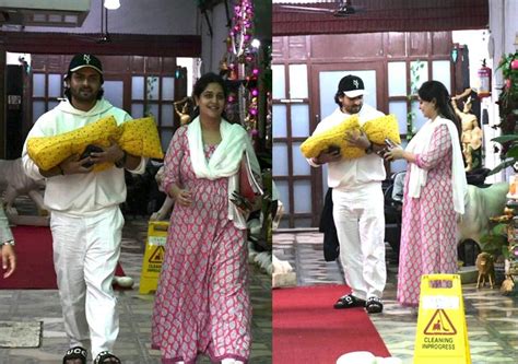 Dipika Kakar And Shoaib Ibrahim Spotted With Son Ruhaan दीपिका कक्कड़
