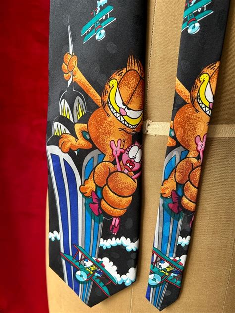 Vintage Garfield And Arlene Black Tie Garfield And Ar Gem