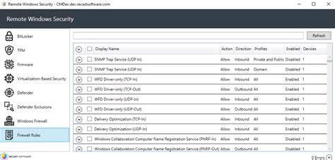Remote Windows Security Recast Docs