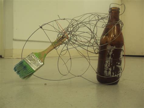 Sara Schraeter Art Found Object Self Portrait