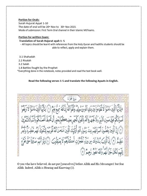 Year 9 Notes First Term Pdf