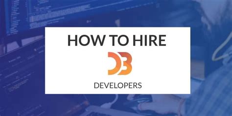 The Non Techie Guide To Hiring A D Js Developer In