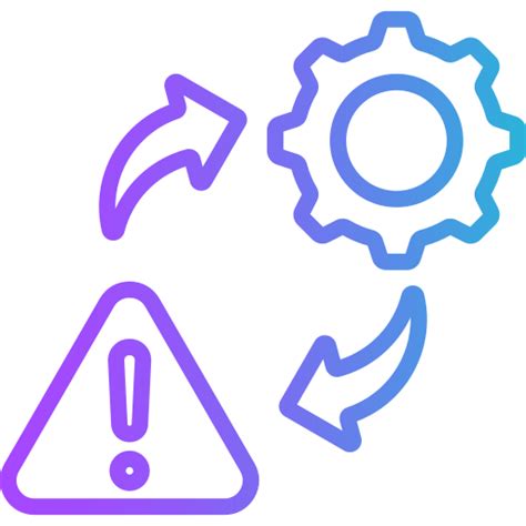 Icône De Gestion Des Risques Generic Gradient Outline