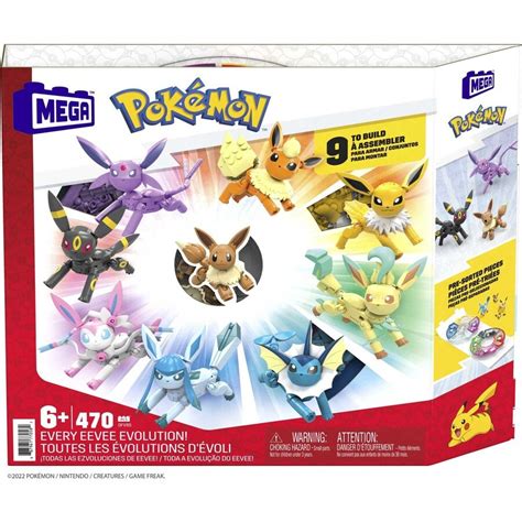 Mega Construx Pokémon Eevee Evolution Building Set 470pcs