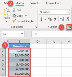 Number Format Millions In Excel Google Sheets Automate Excel