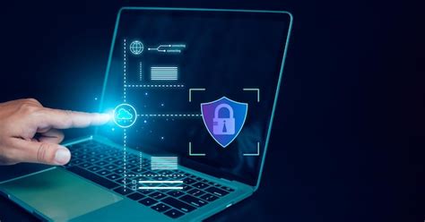 Premium Photo Businessman Using Tablet Secure Encryption Technology Cybersecurity Privacy Of