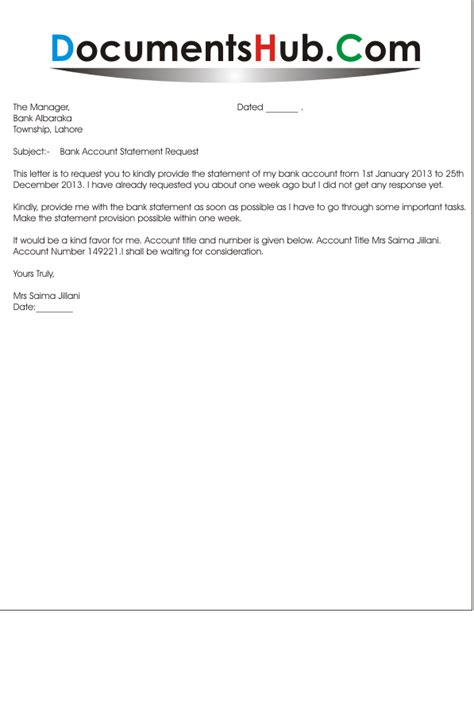 Contoh Statement Letter