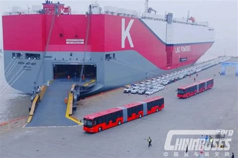 Sunwin Ships World First 27 Meter Electric Double Articulated Buses To