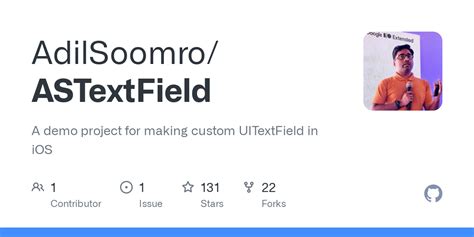 Github Adilsoomroastextfield A Demo Project For Making Custom