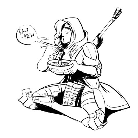 Artstation Overwatch Ana Sketch