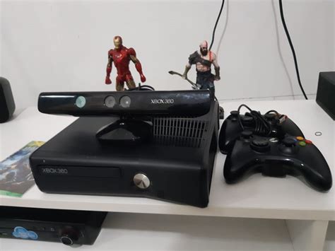 Xbox Desbloqueado Controles Kinect Jogos Mercado Livre