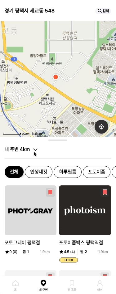 Github 4 Frame Photos Mapbackend 네컷지도전국 네컷사진관 정보 제공 리뷰 공유 사이트