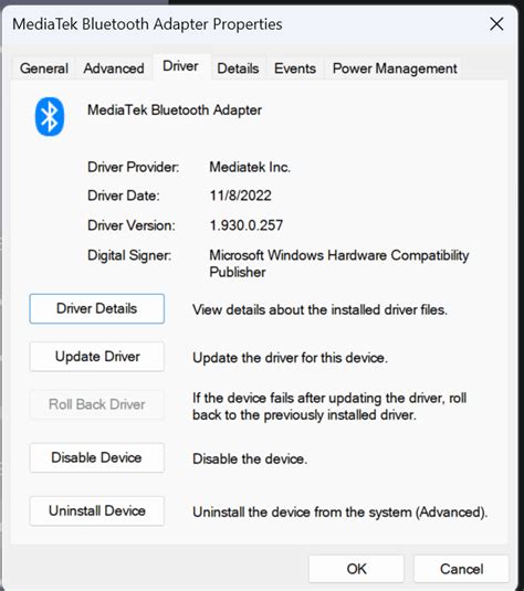 Issue With Mediatek Bluetooth Adapter Microsoft Qanda