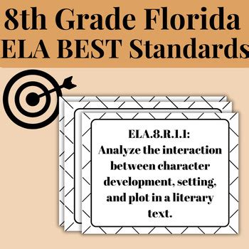 Th Grade English Language Arts Ela B E S T Standards For Board