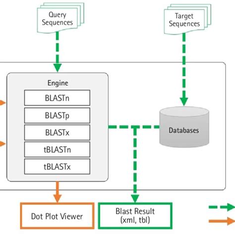 Flowchart Of The Nblast Workflow Incorporating Blast Analysis And A Dot